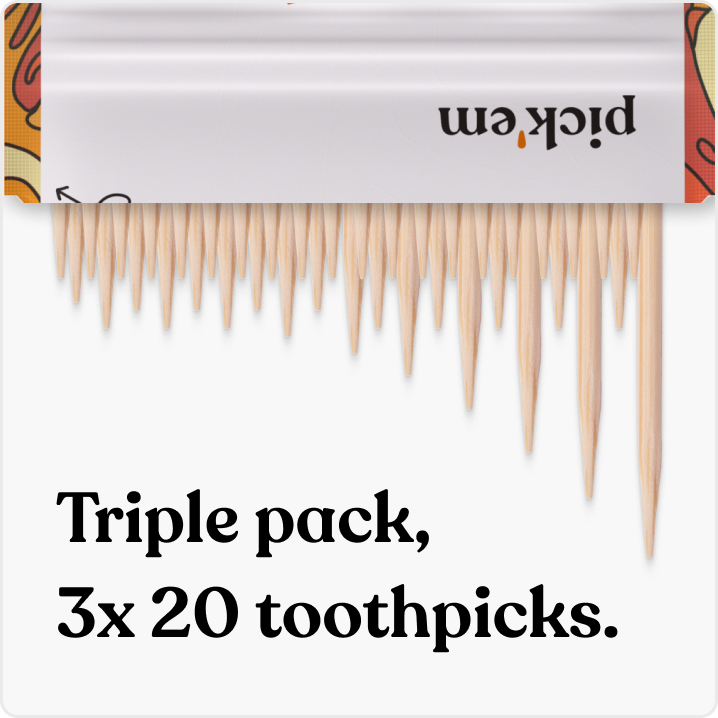 Bestseller 3-Pack - Flavored Toothpicks - Pick'em - pickem.store