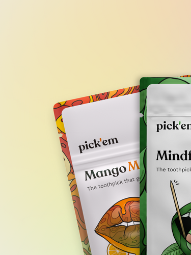 The flavored toothpicks - Pick'em