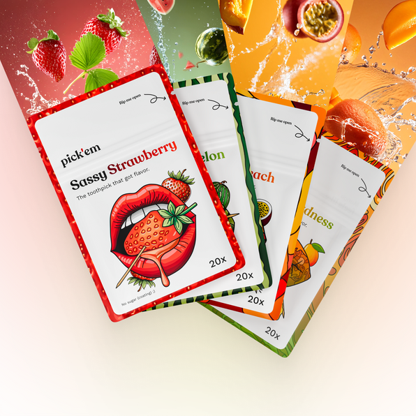 The flavored toothpicks - Pick'em