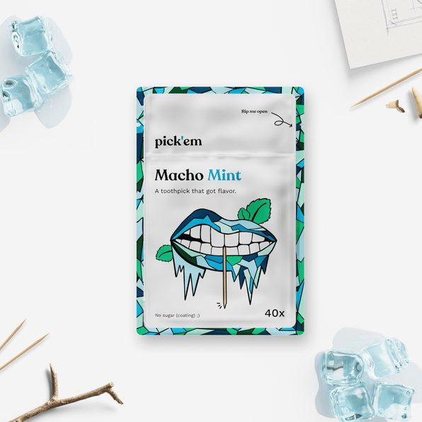 The flavored toothpicks - Pick'em